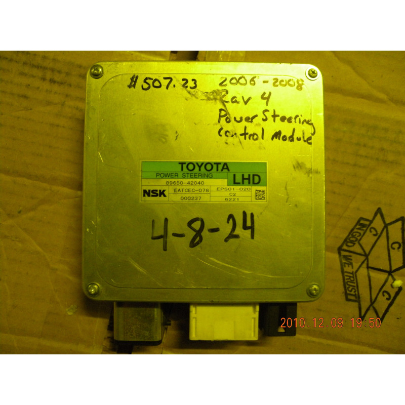 TOYOTA RAV4 POWER STEERING CONTROL 2006-2008 MODULE 2.4L 3.0L 3.5L ...