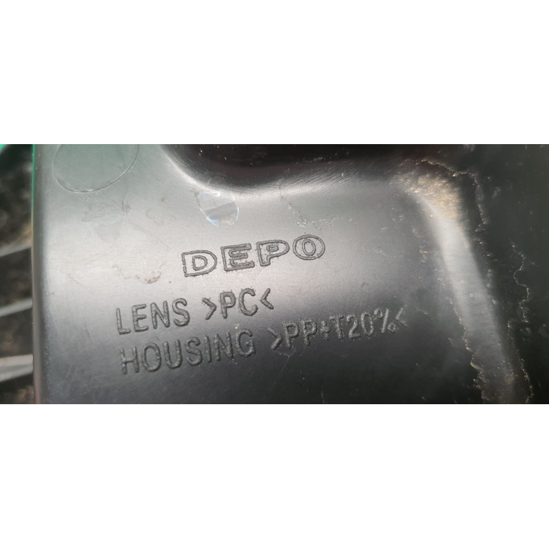 MITSUBISHI LANCER RIGHT BLACK HEADLIGHT 2004-2007 DEPO 08-M14-1102R M14 ...
