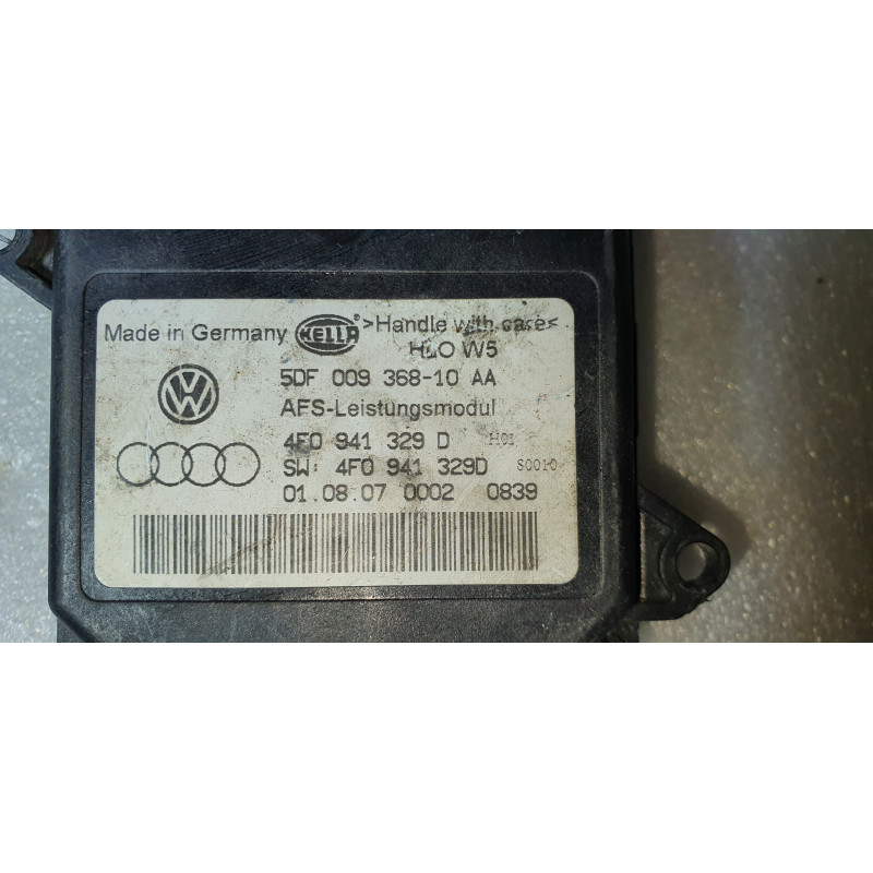 AUDI A6 A8 S8 C6 AFS BALLAST MODULE 2006-2010 4F0941329D 5DF009368 5DF009368-10 5DF009368-10AA