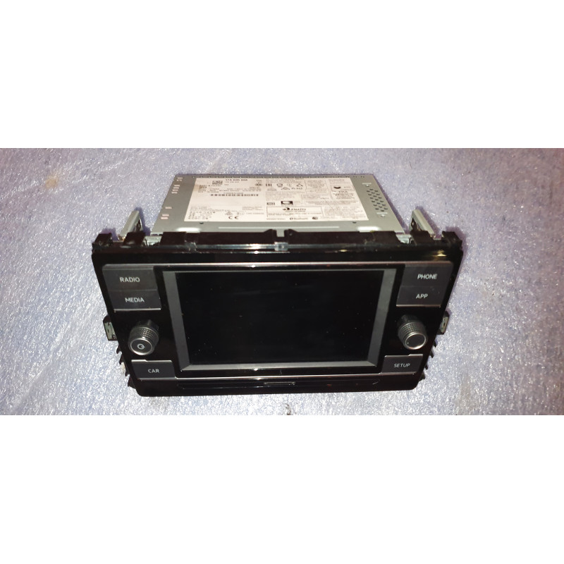VOLKSWAGEN JETTA RADIO RECEIVER DISPLAY SCREEN MONITOR 2019 17A035868
