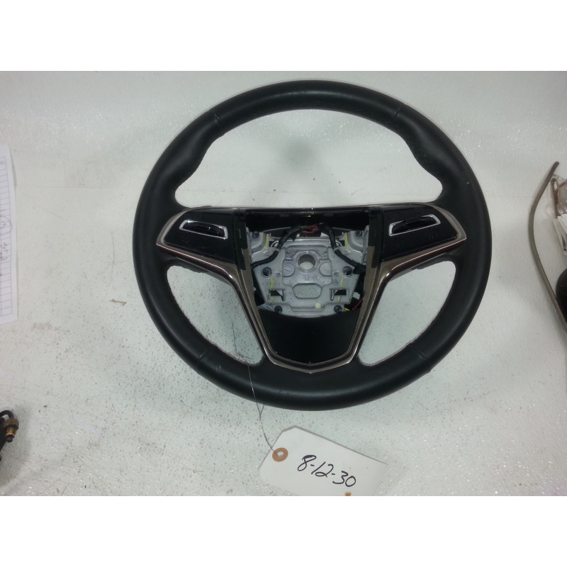 CADILLAC ATS STEERING WHEEL BLACK LEATHER 2013-2018 GM 23193050