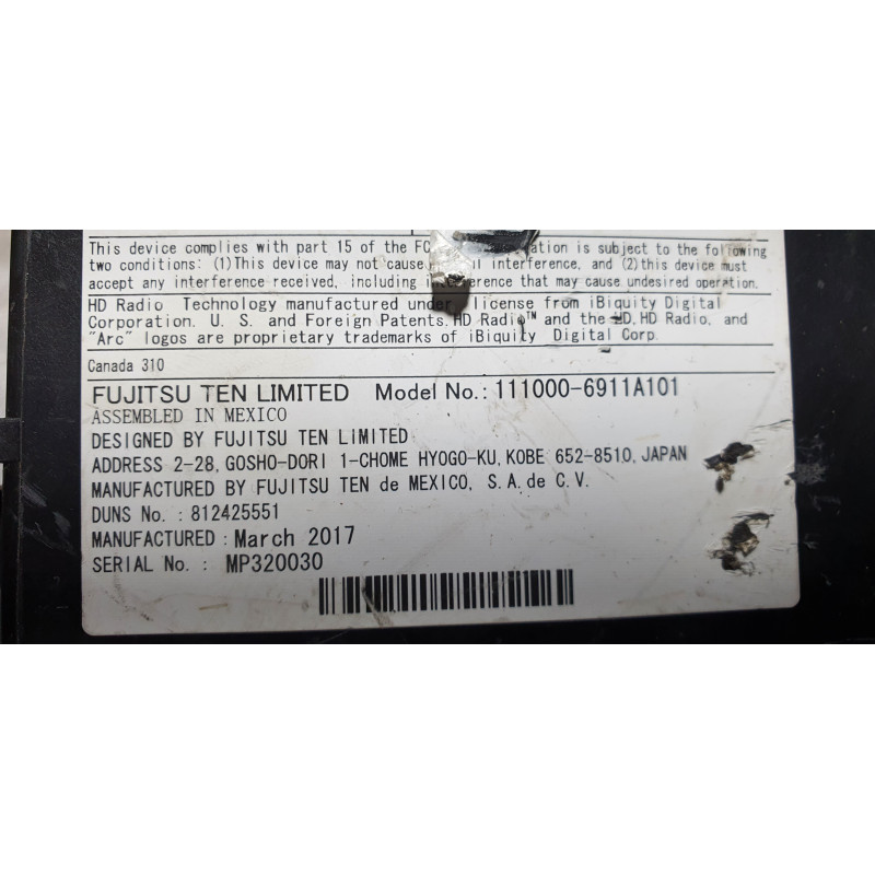 CADILLAC CT6 CTS ATS ESCALADE REGAL ENCLAVE YUKON ACADIA TAHOE RADIO ...