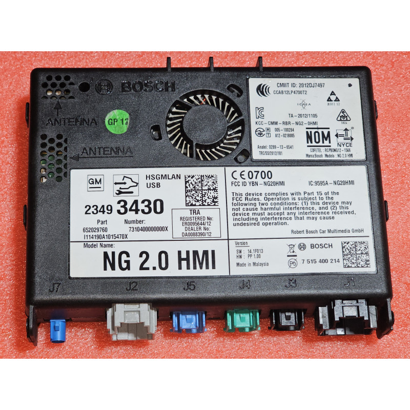 CORVETTE C7 CADILLAC CTS ATS ELR ESCALADE SRX XTS GPS Navigation Control Module 2015-2016 GM ...