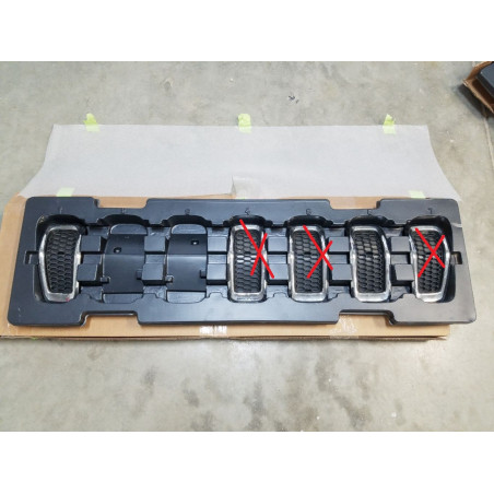 JEEP CHEROKEE CHROME GRILL 2014-2018 68303626AC 68303626AA PRICE ONE GRILL