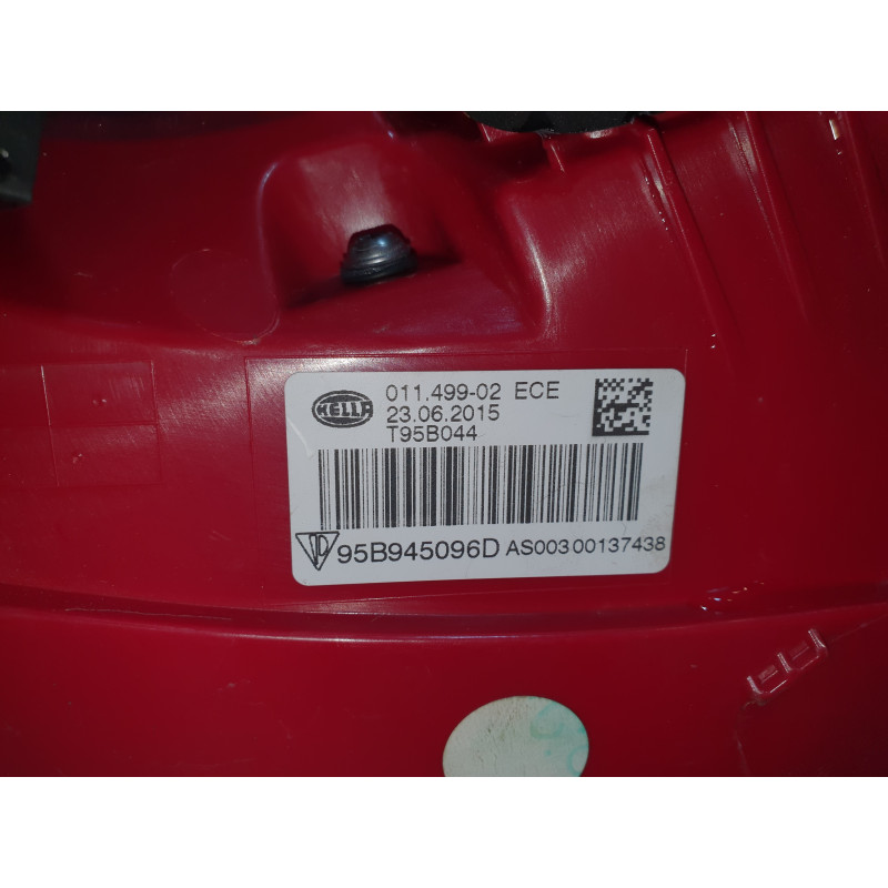 PORSCHE MACAN RIGHT LED TAIL LAMP 2015-2017 95B945096D 95B.945.096.D EURO