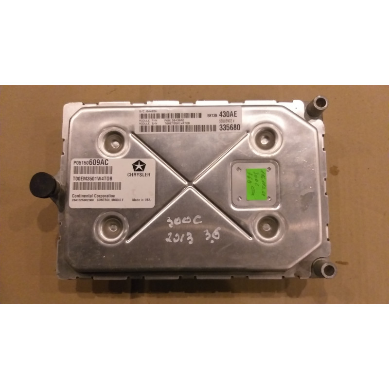 DODGE CHARGER CHRYSLER 300 3.6L ENGINE COMPUTER ECM 2012 05150609AC 68138430AE