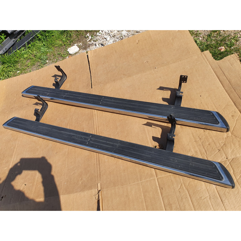 GMC ACADIA ENCLAVE TRAVERSE LEFT RIGHT RUNNING BOARDS STEP BARS 2007 ...