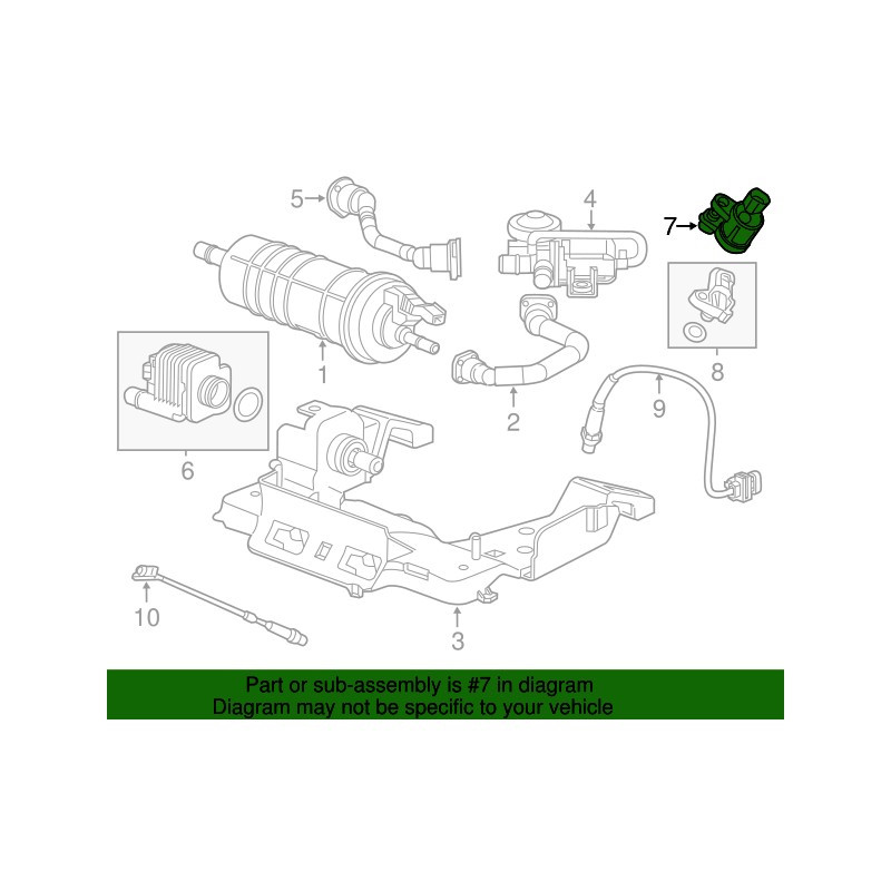 CADILLAC ELR CHEVROLET VOLT PURGE SOLENOID VAPOR CANISTER VENT VALVE ...