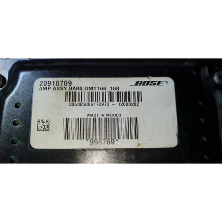 CADILLAC SRX BOSE AUDIO AMPLIFIER AMP 2010-2012 GM 20918769